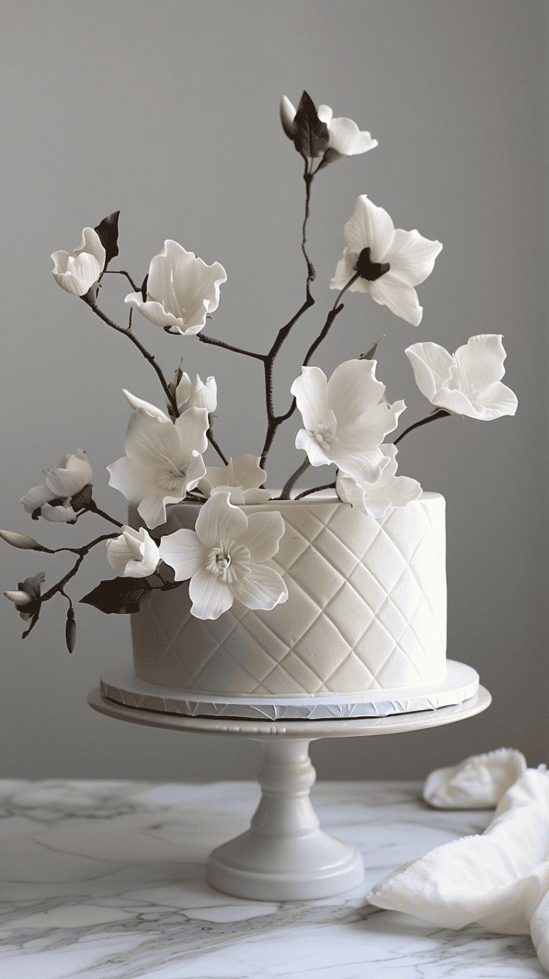 33 Modern Minimalist Birthday Cake Designs - cakevows.com