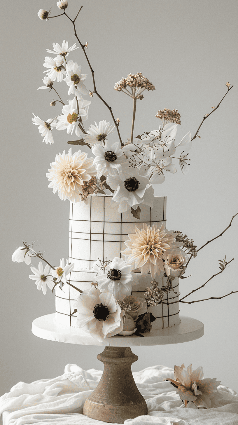 33 Modern Minimalist Birthday Cake Designs - cakevows.com