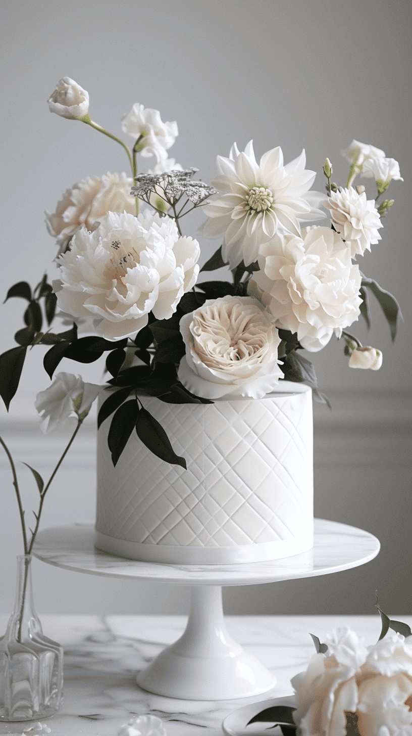 33 Modern Minimalist Birthday Cake Designs - cakevows.com