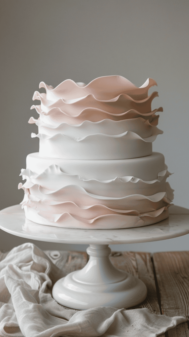 33 Modern Minimalist Birthday Cake Designs - cakevows.com