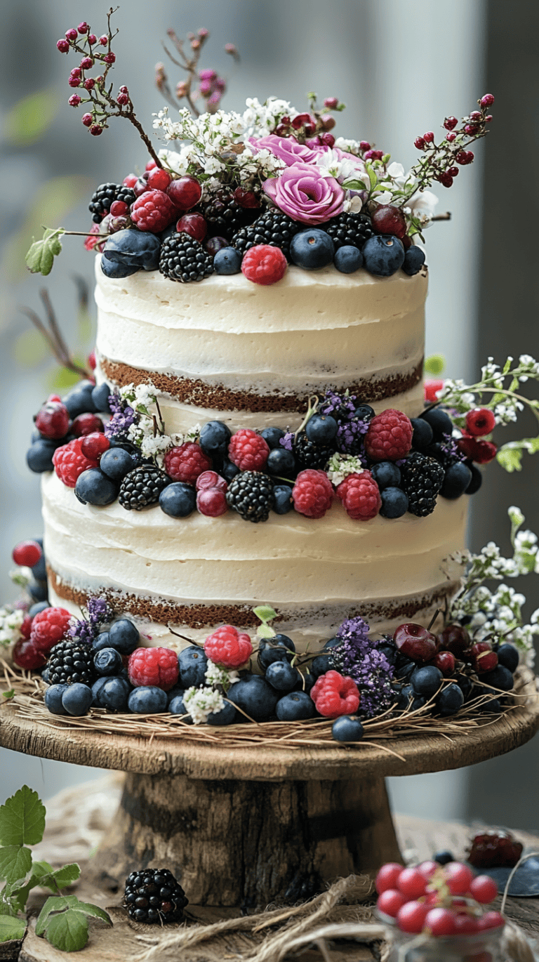 Rustic Wedding Cake Designs: 39 Elegant Ideas - cakevows.com