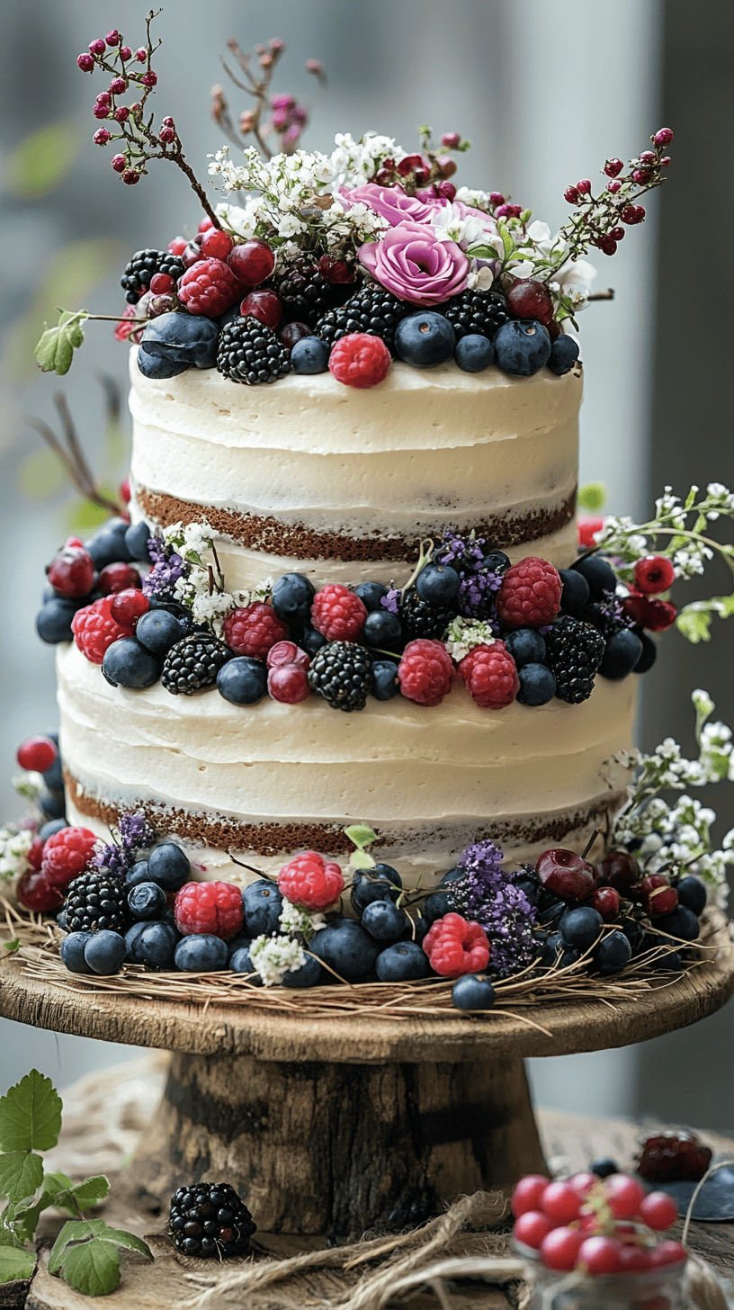 Rustic Wedding Cake Designs: 39 Elegant Ideas - cakevows.com