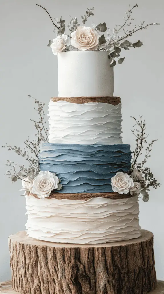 Rustic Wedding Cake Designs: 39 Elegant Ideas - cakevows.com