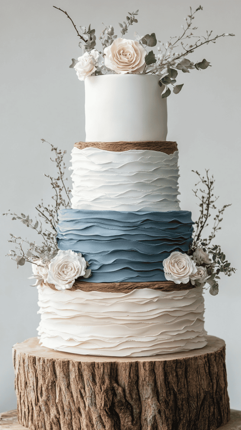 Rustic Wedding Cake Designs: 39 Elegant Ideas - cakevows.com