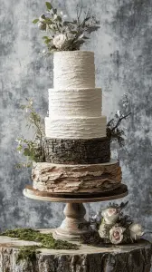 Rustic Wedding Cake Designs: 39 Elegant Ideas - cakevows.com
