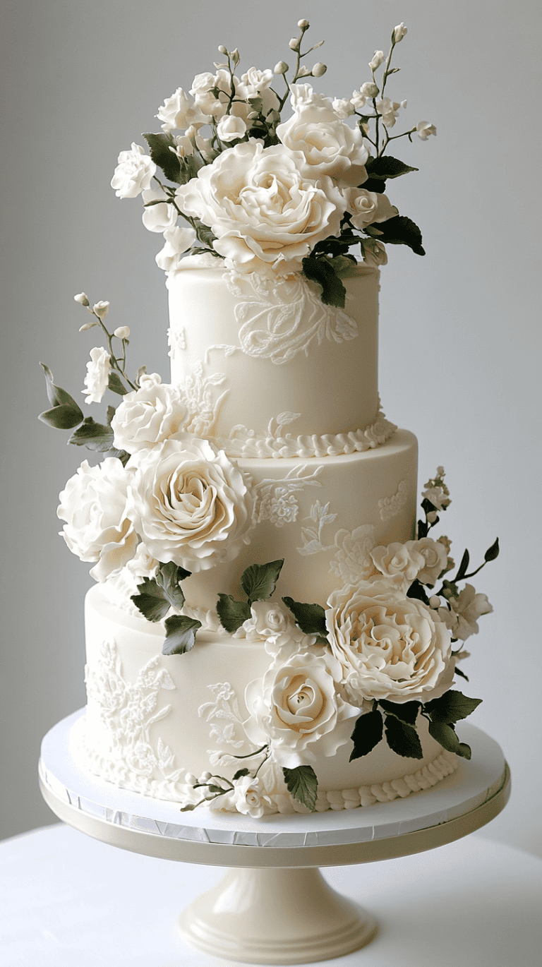 Classy 3-Tier Wedding Cake Designs in 2024 - cakevows.com
