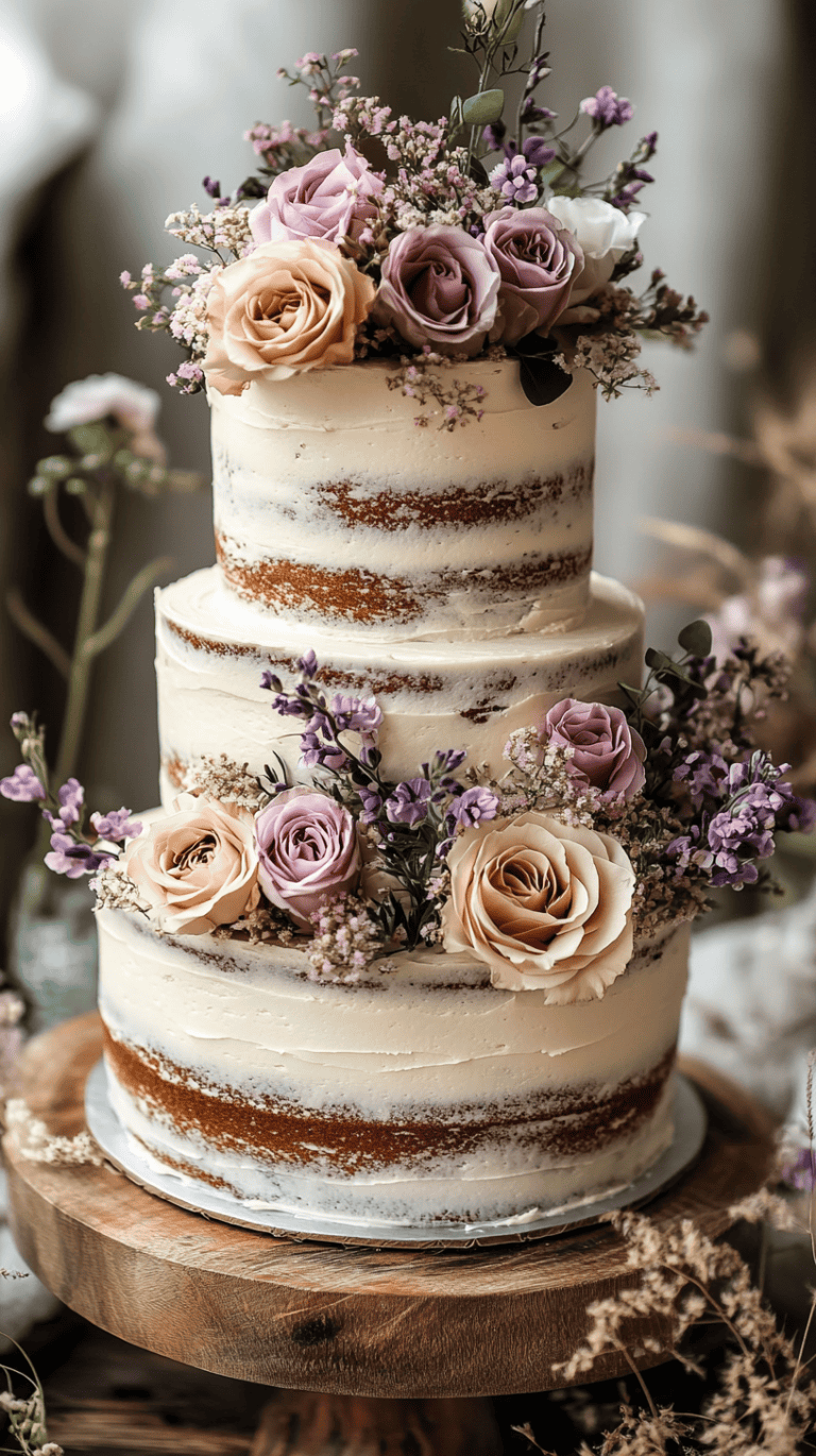 Classy 3-Tier Wedding Cake Designs in 2024 - cakevows.com
