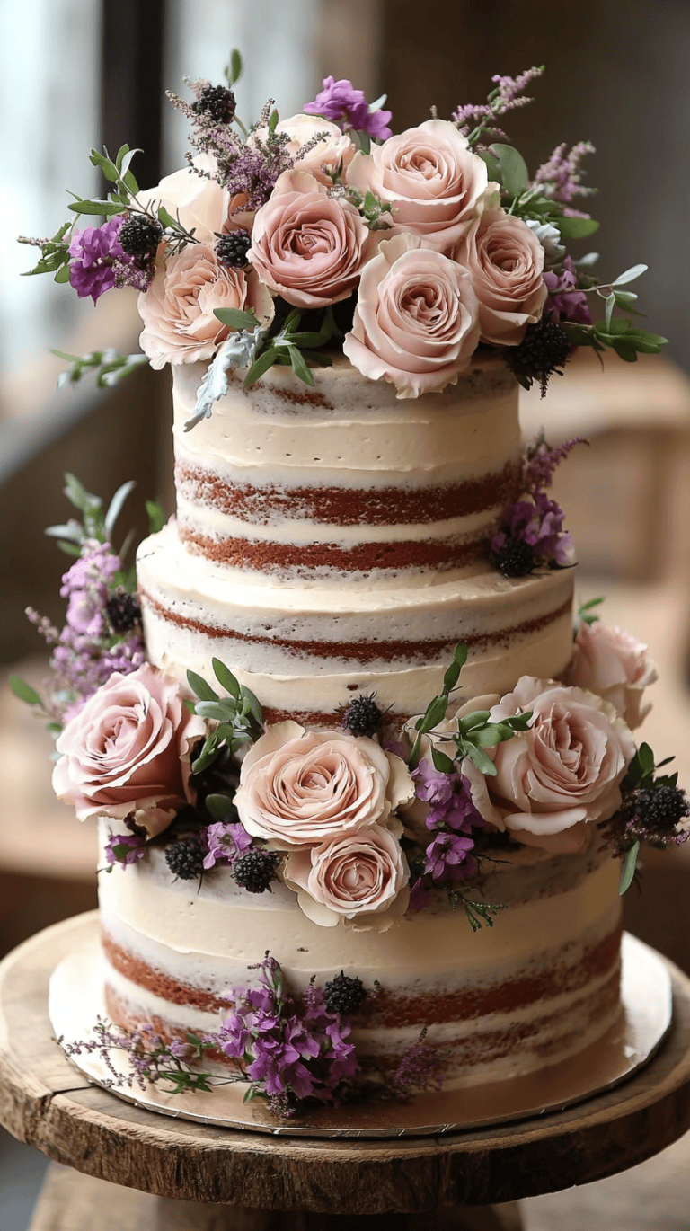 Classy 3-Tier Wedding Cake Designs in 2024 - cakevows.com