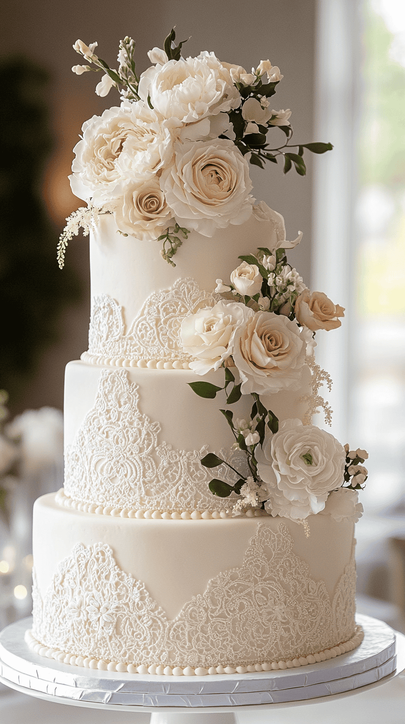 Classy 3-Tier Wedding Cake Designs in 2024 - cakevows.com