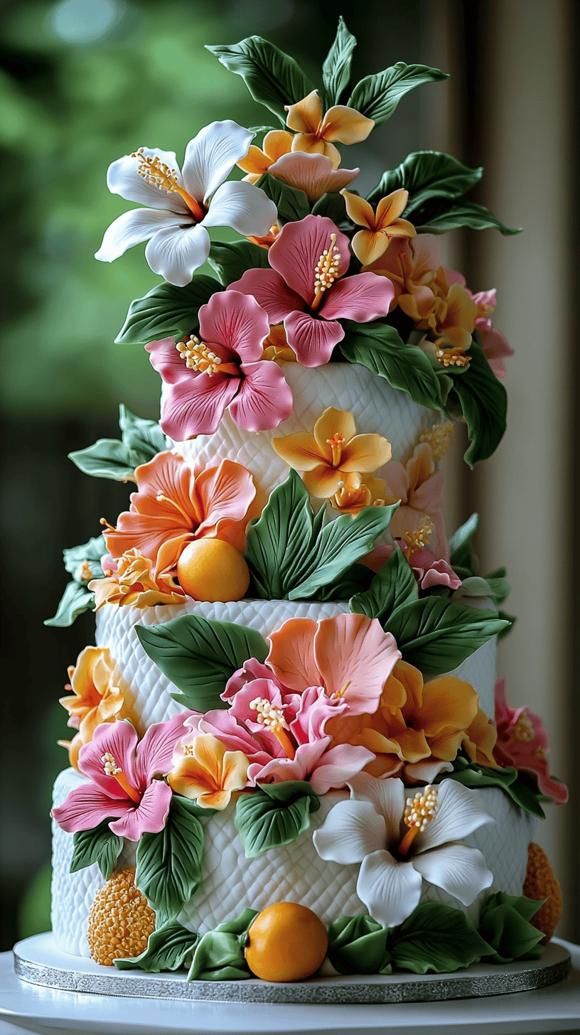 Hawaiian Wedding Cake Ideas: 37 Stunning Designs and Flavours