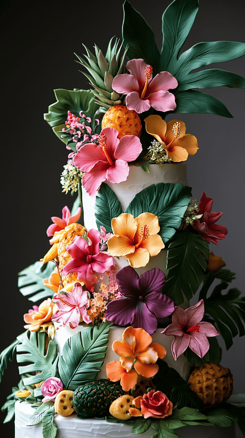 Hawaiian Wedding Cake Ideas: 37 Stunning Designs and Flavours