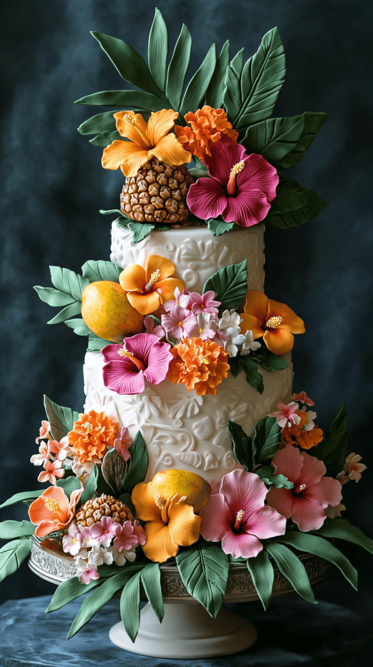 Hawaiian Wedding Cake Ideas: 37 Stunning Designs and Flavours