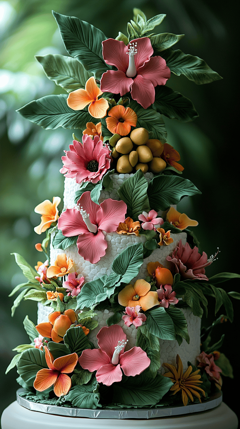 Hawaiian Wedding Cake Ideas: 37 Stunning Designs and Flavours
