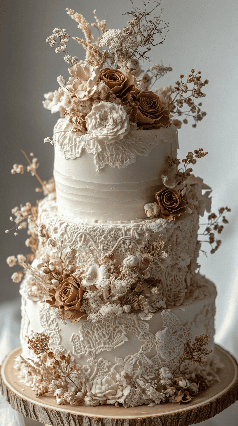 37 Boho Chic Wedding Cake Ideas For 2025 - cakevows.com