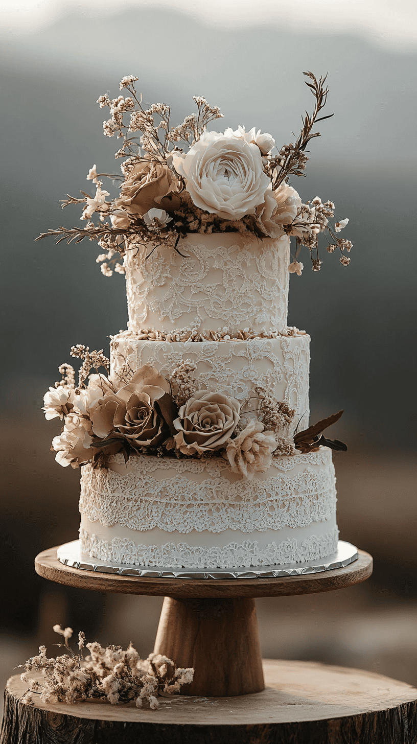 37 Boho Chic Wedding Cake Ideas For 2025 - cakevows.com