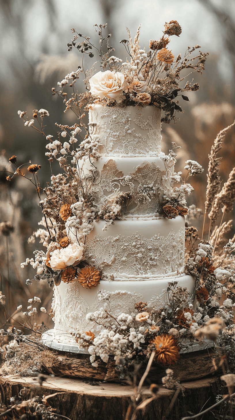 37 Boho Chic Wedding Cake Ideas For 2025 - cakevows.com