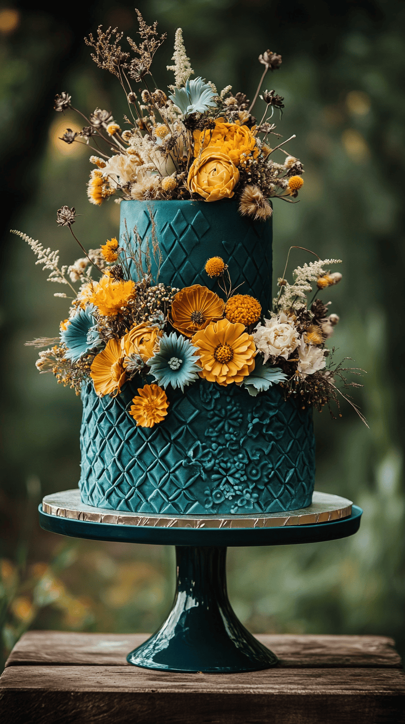 37 Boho Chic Wedding Cake Ideas For 2025 - cakevows.com