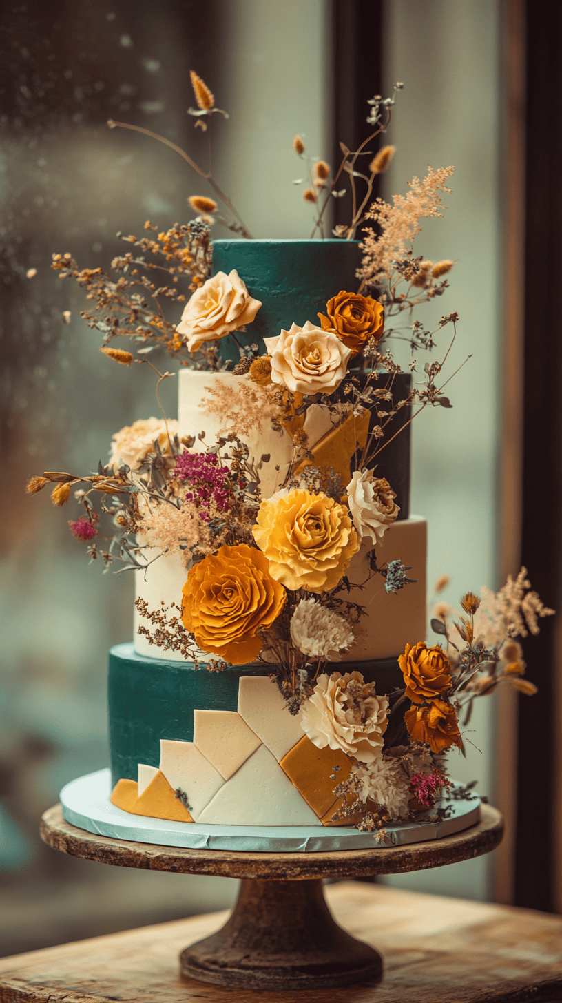 37 Boho Chic Wedding Cake Ideas For 2025 - cakevows.com