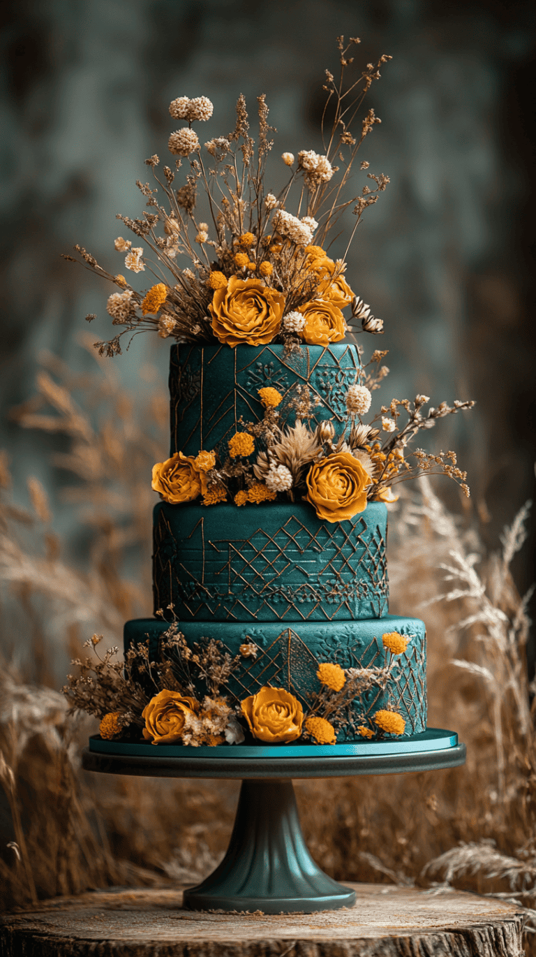 37 Boho Chic Wedding Cake Ideas For 2025 - cakevows.com