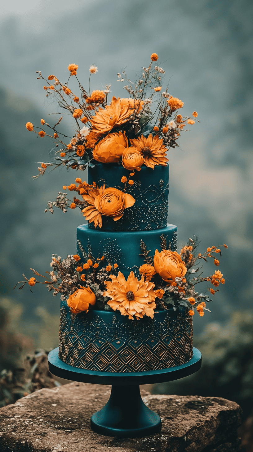 37 Boho Chic Wedding Cake Ideas For 2025 - cakevows.com