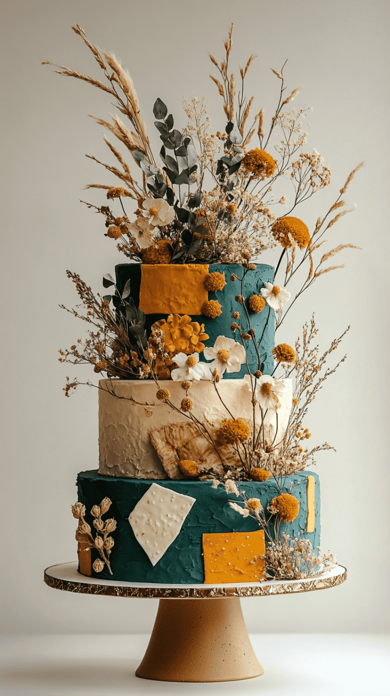 37 Boho Chic Wedding Cake Ideas For 2025 - cakevows.com