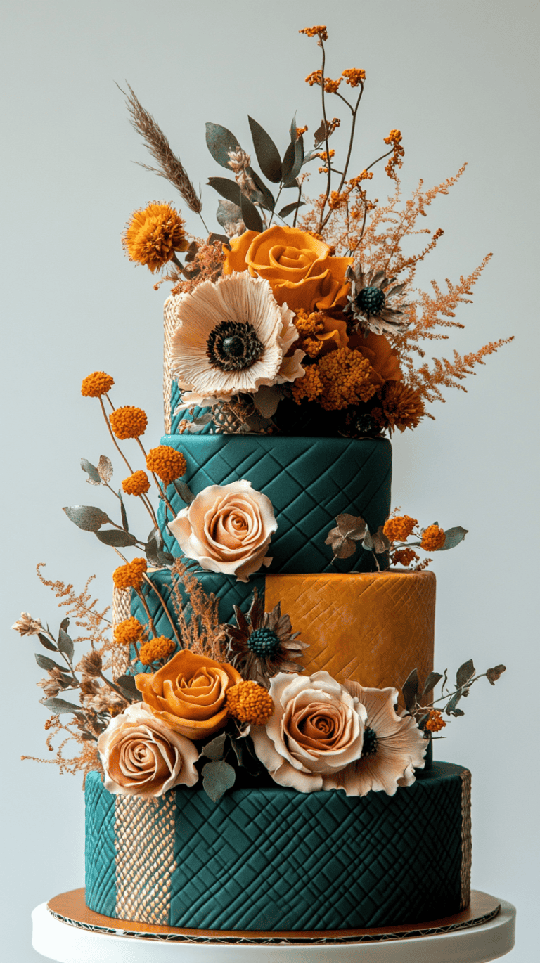 37 Boho Chic Wedding Cake Ideas For 2025 - cakevows.com