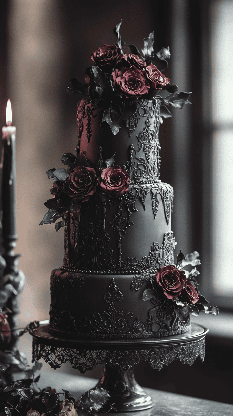 Gothic Wedding Cake Ideas in 2025: Darkly Stunning Designs
