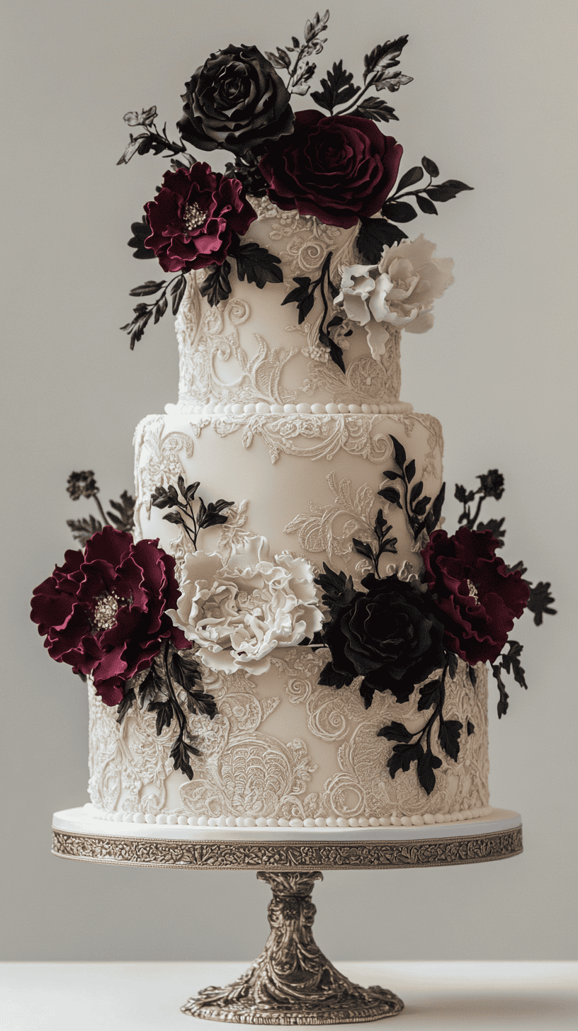 Gothic Wedding Cake Ideas in 2025: Darkly Stunning Designs