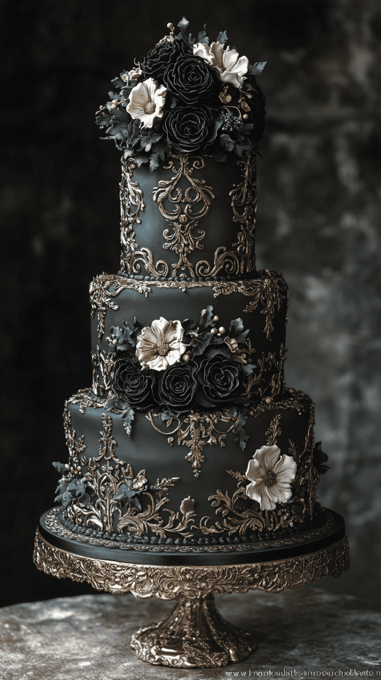 Gothic Wedding Cake Ideas in 2025: Darkly Stunning Designs