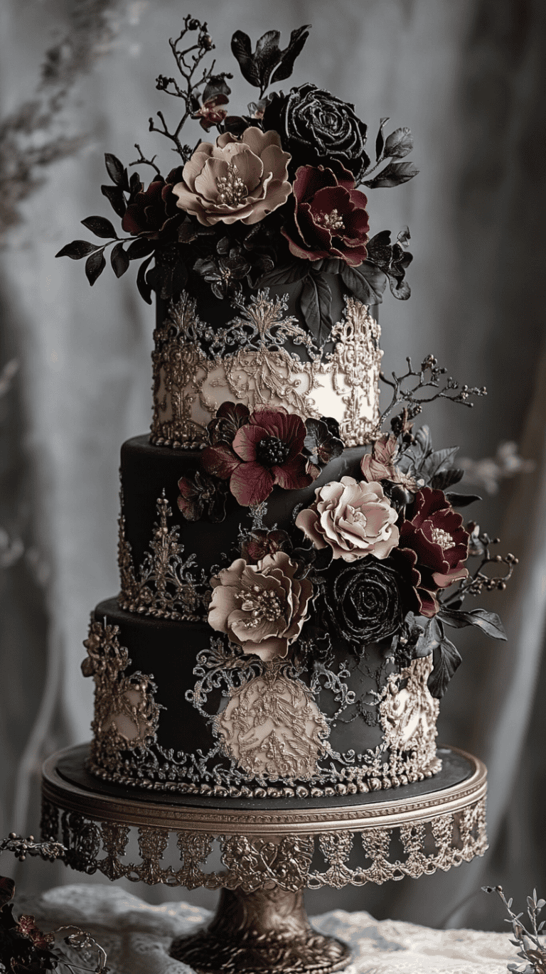 Gothic Wedding Cake Ideas in 2025: Darkly Stunning Designs