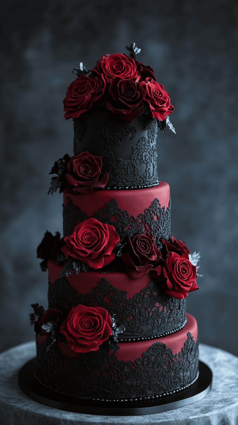 Gothic Wedding Cake Ideas in 2025: Darkly Stunning Designs
