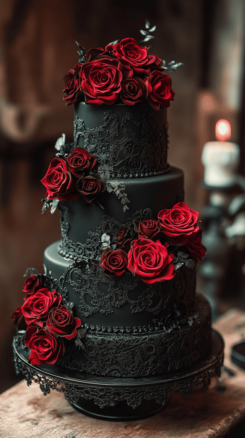 Gothic Wedding Cake Ideas in 2025: Darkly Stunning Designs