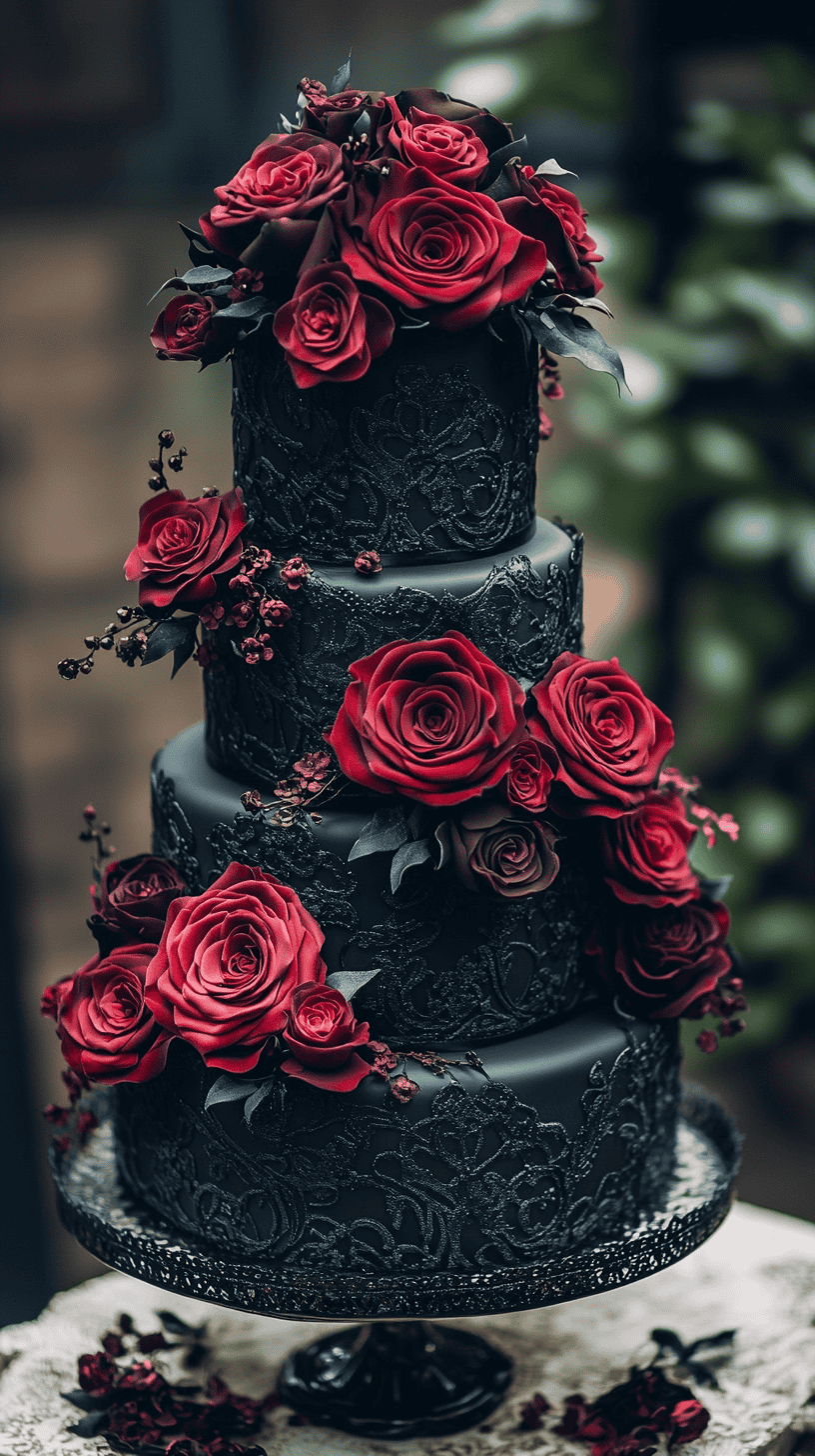 Gothic Wedding Cake Ideas in 2025: Darkly Stunning Designs