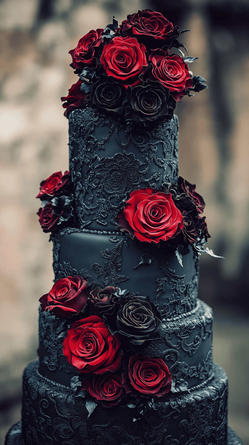 Gothic Wedding Cake Ideas in 2025: Darkly Stunning Designs