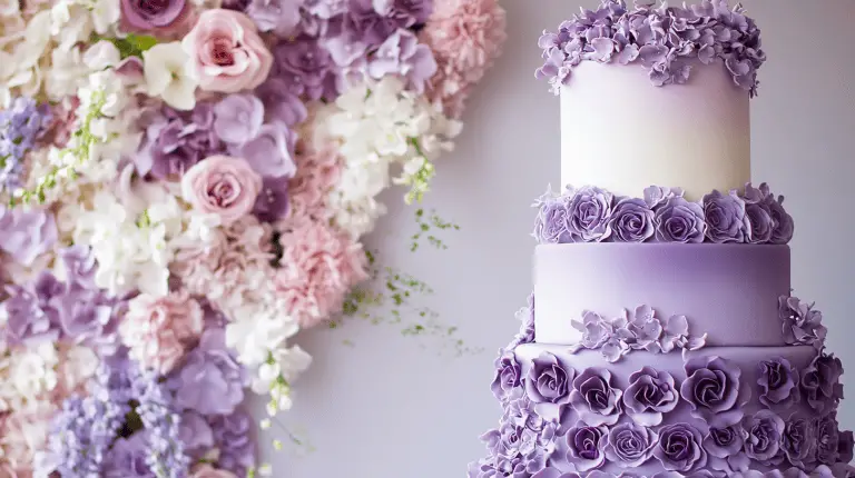 38 New & Fresh - Purple Wedding Cake Design Ideas