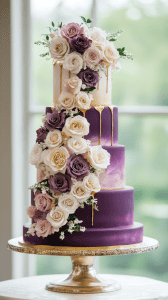 38 New & Fresh - Purple Wedding Cake Design Ideas