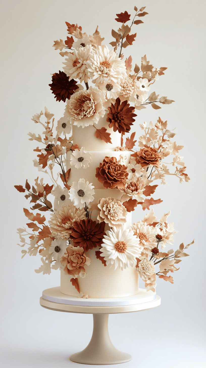 Fall Wedding Cake Ideas: Unique Designs and Seasonal Flavors