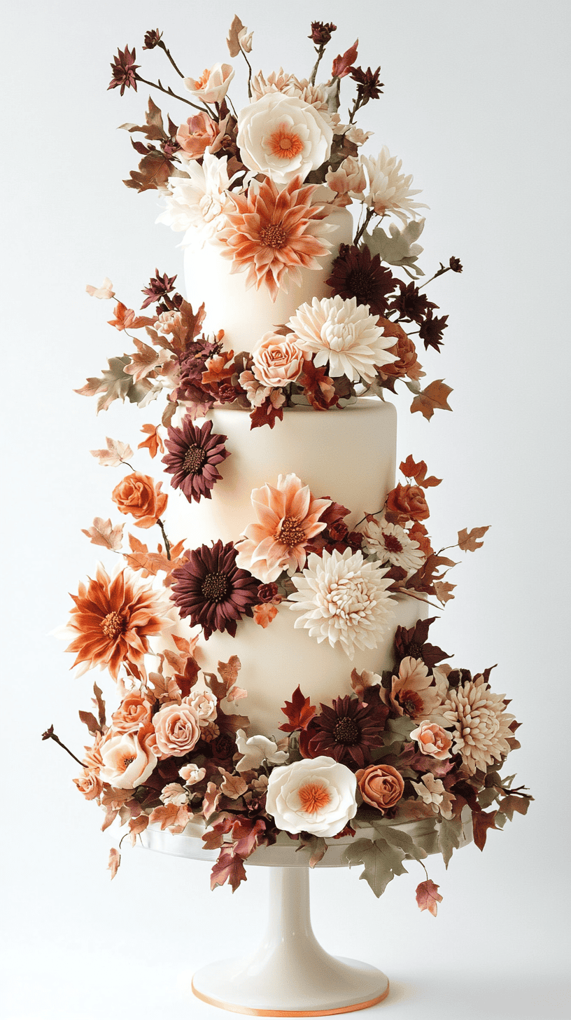 Fall Wedding Cake Ideas: Unique Designs and Seasonal Flavors