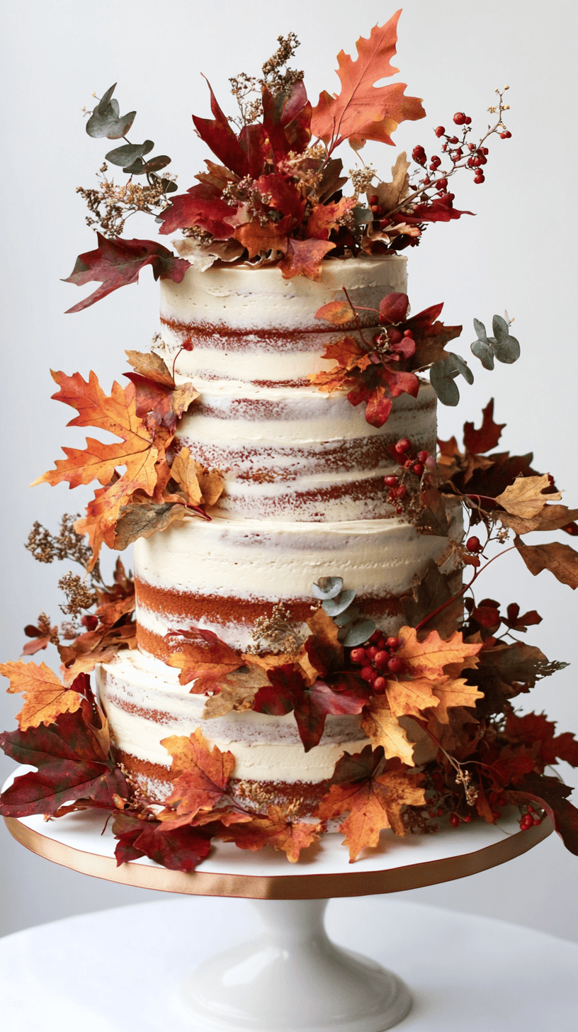 Fall Wedding Cake Ideas: Unique Designs and Seasonal Flavors