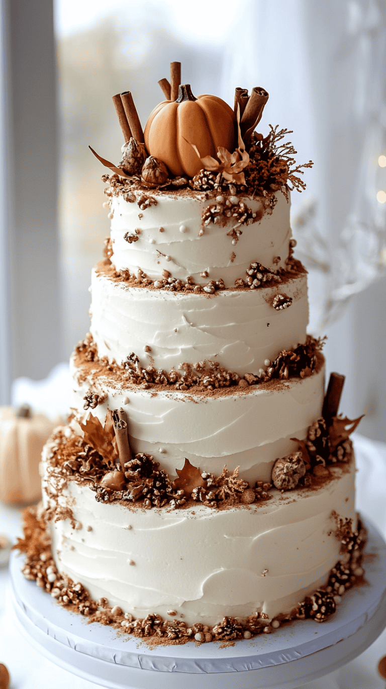 Fall Wedding Cake Ideas: Unique Designs and Seasonal Flavors