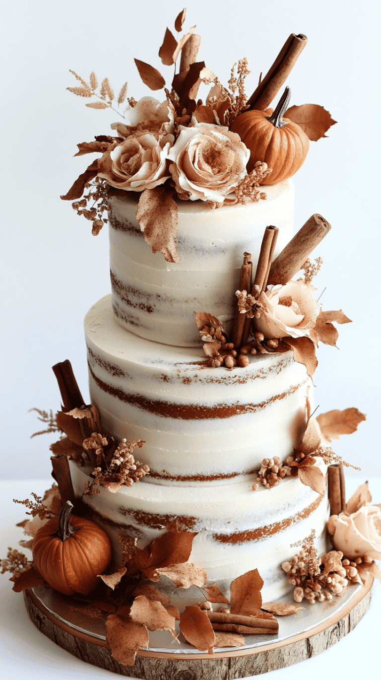 Fall Wedding Cake Ideas: Unique Designs and Seasonal Flavors