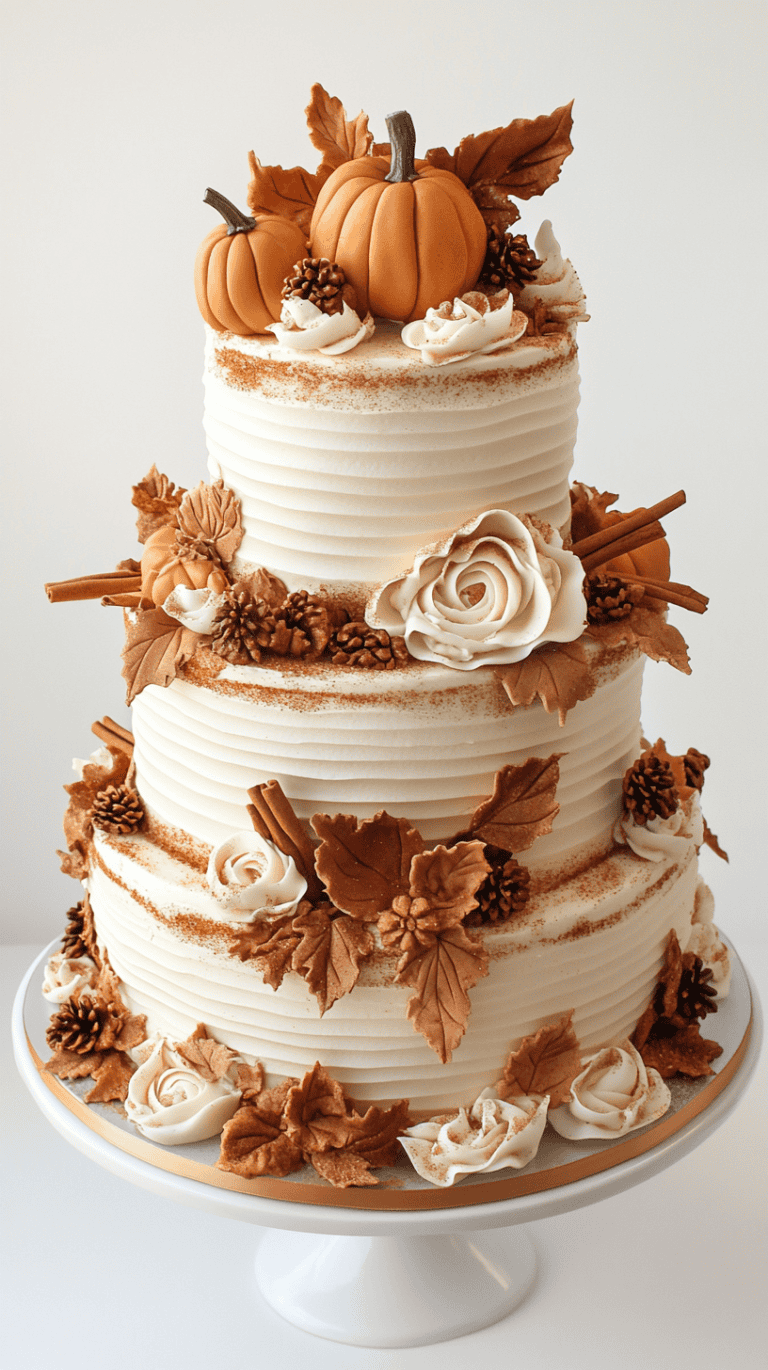 Fall Wedding Cake Ideas: Unique Designs and Seasonal Flavors