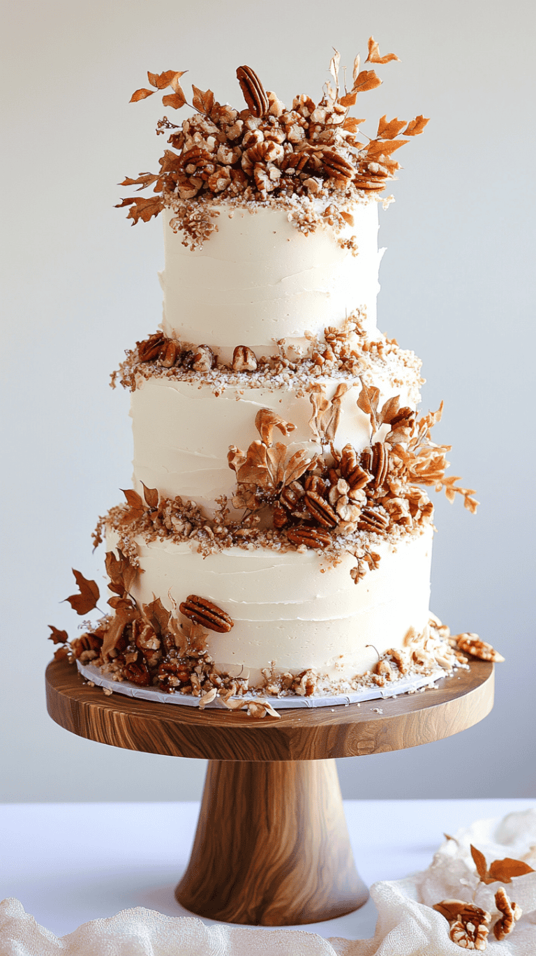 Fall Wedding Cake Ideas: Unique Designs and Seasonal Flavors