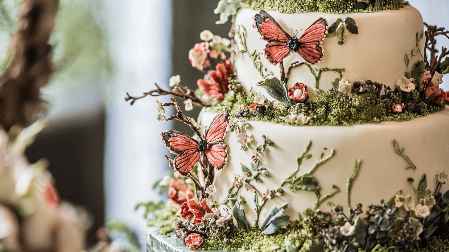 Nature Inspired Wedding Cake Designs: Elegant Elements for Unique Weddings