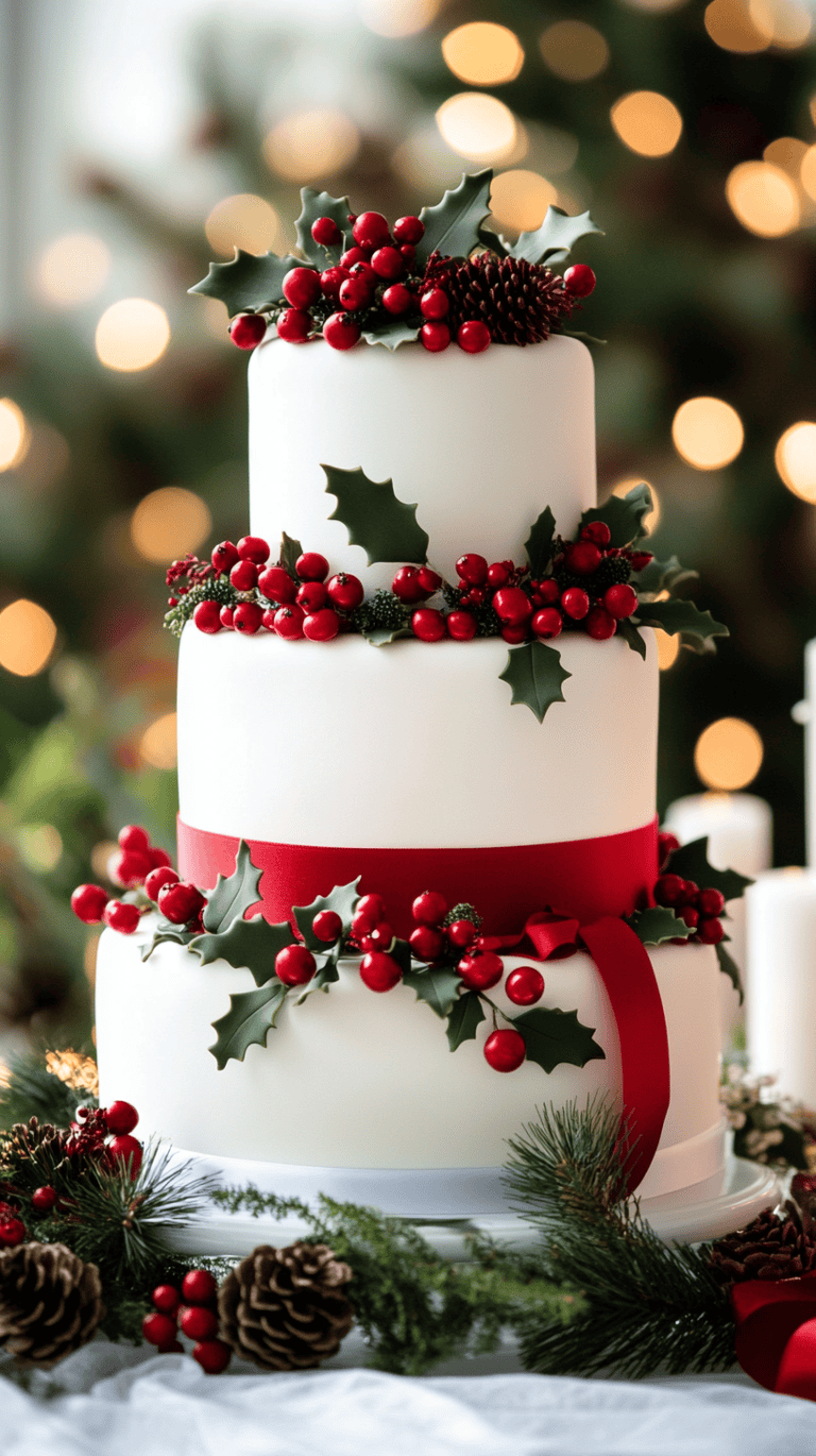 70 Christmas Wedding Cake Ideas for a Magical Holiday