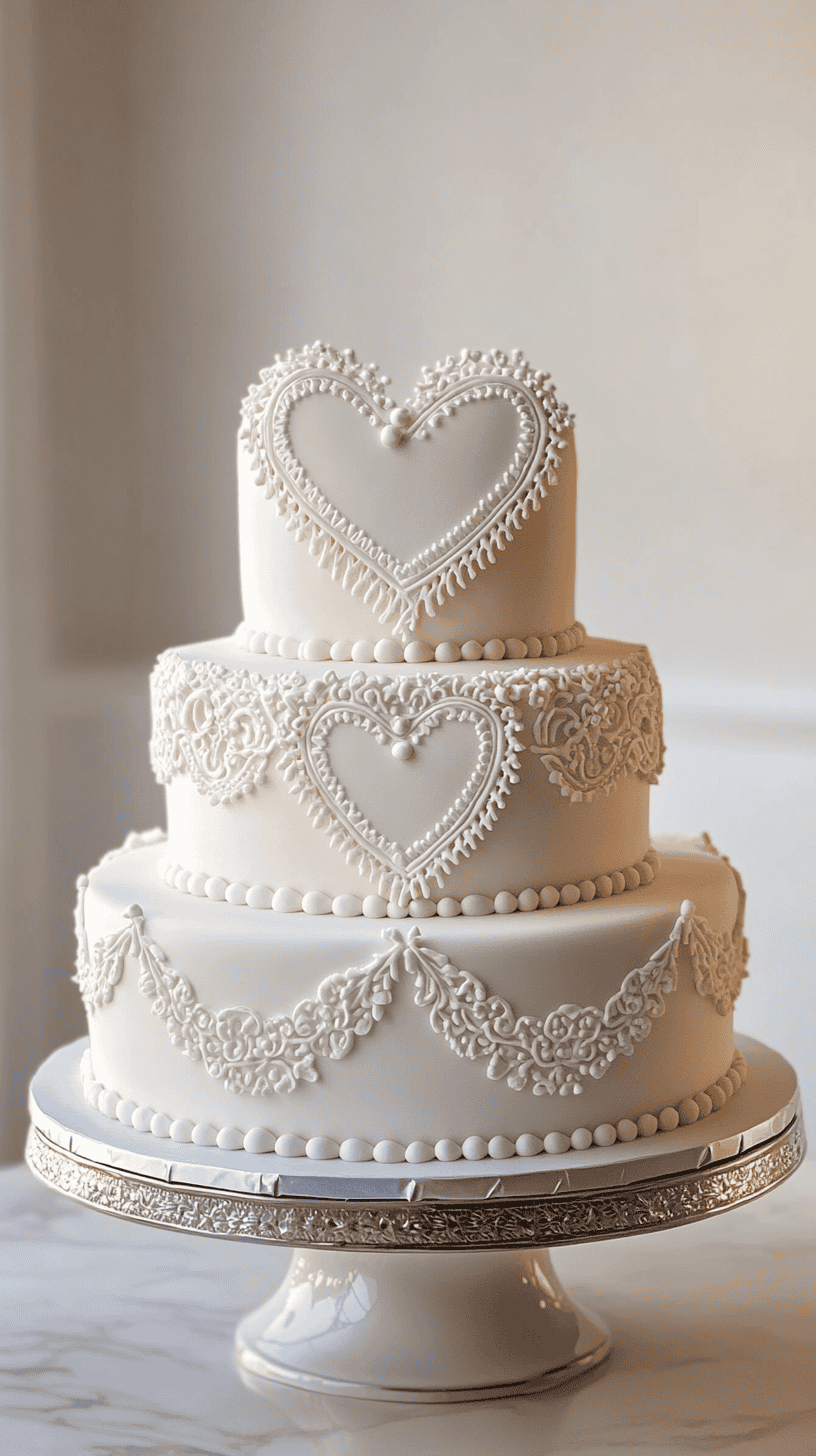 65 Heart-Shaped Wedding Cakes: Romantic Designs for Every Theme