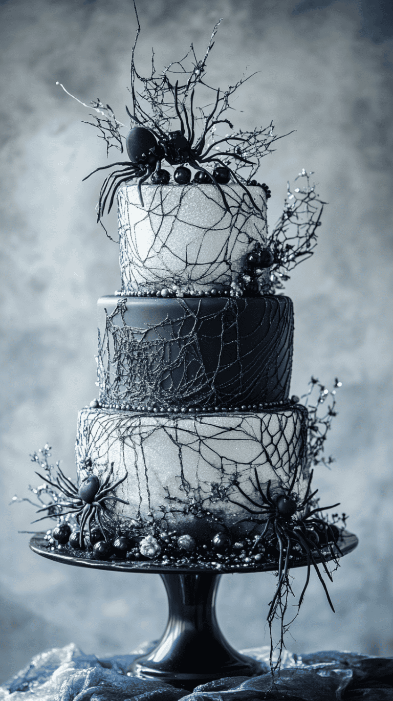 58 Wednesday Addams Wedding Cake Ideas: Gothic & Chic